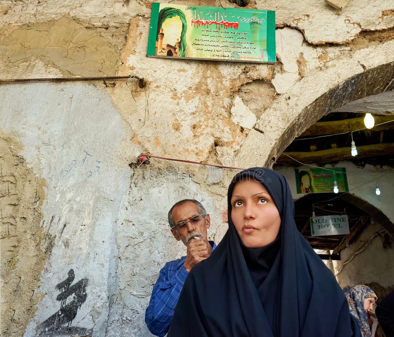 Syria. People in the Streets of Damascus Editorial Stock Photo - Image ...