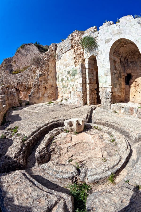 Syria - Saladin Castle (Qala at Salah Ad Din) Stock Photo - Image of ...