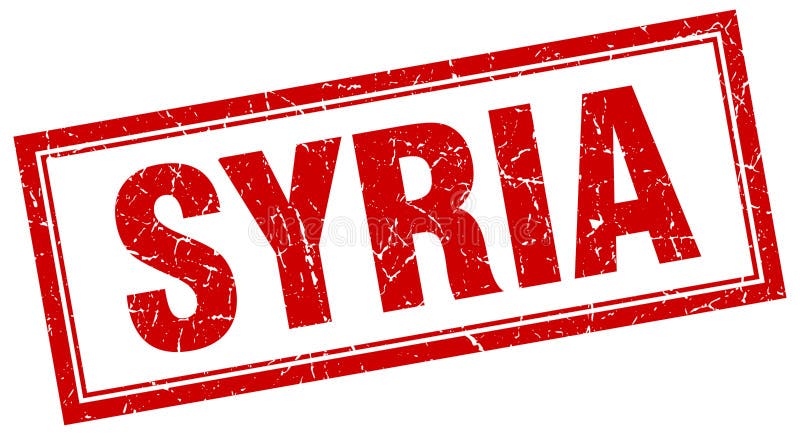 Syria stamp stock vector. Illustration of insignia, scratched - 125219096