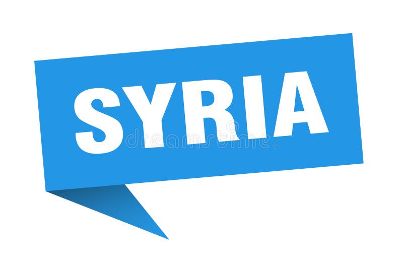 Syria Sticker. Syria Signpost Pointer Sign Stock Vector - Illustration ...
