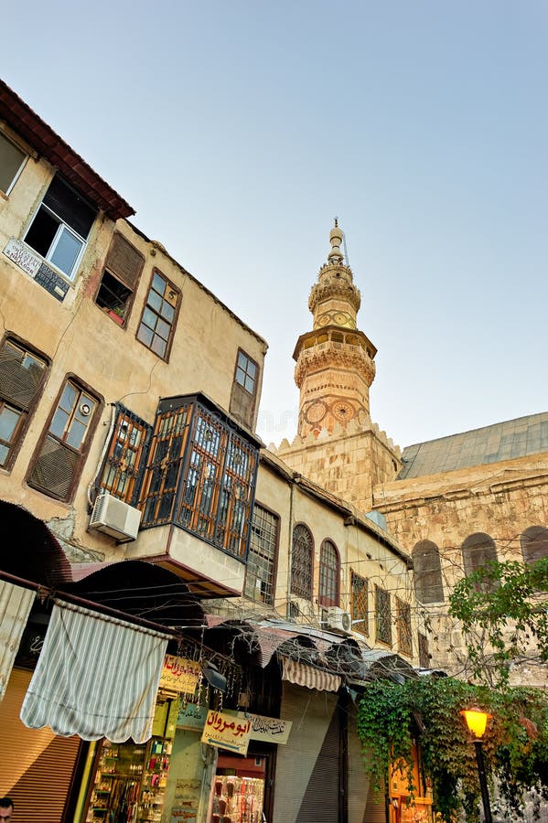 Syria. the Streets of the Old Damascus Editorial Image - Image of ...