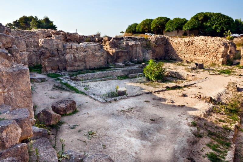 Syria - Ugarit Ancient Site Near Latakia Stock Photo - Image of south ...