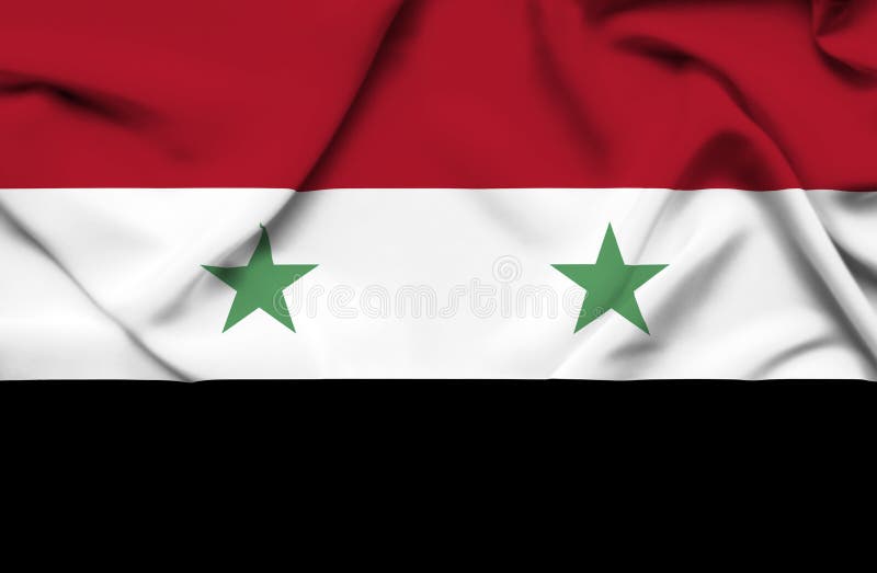 Syria waving flag stock illustration. Illustration of moving - 149826085