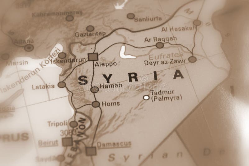 Syrian Arab Republic - Syria Stock Image - Image of arab, detailed ...