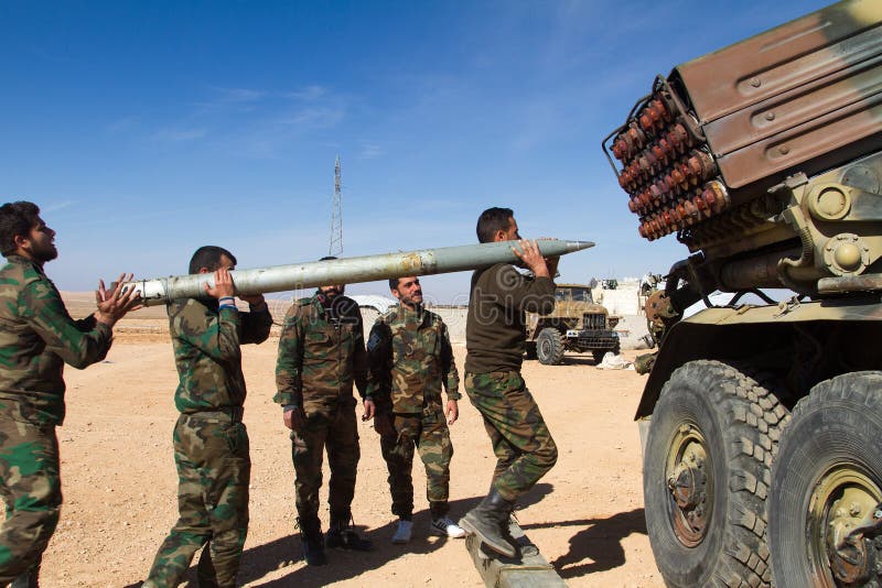 Two Soldiers with a Rocket Launcher One is Aiming Editorial Stock Image ...
