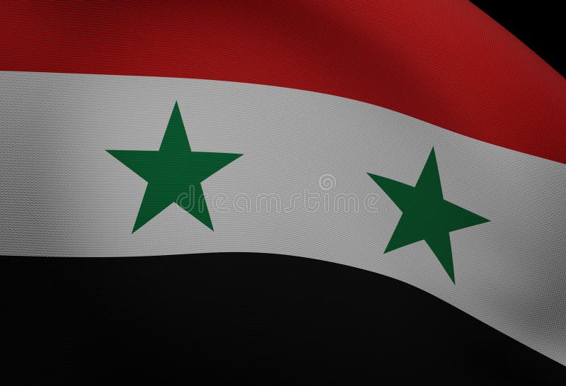 Syrian flag stock illustration. Illustration of flag - 355706947