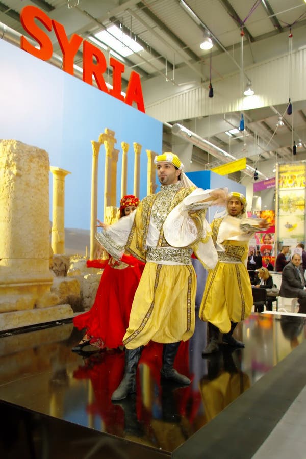 Syrian Folk Dancers at TT Warsaw Editorial Stock Photo - Image of hall ...
