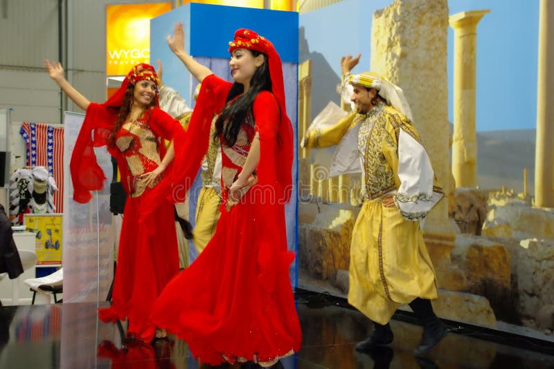Syrian Folk Dancers at TT Warsaw Editorial Stock Image - Image of ...