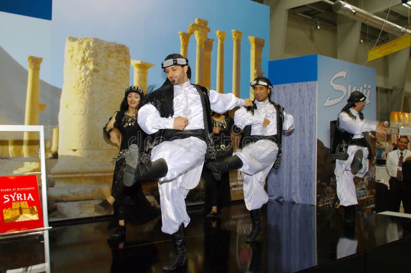 Syrian Folk Dancers at TT Warsaw Editorial Photo - Image of panel ...