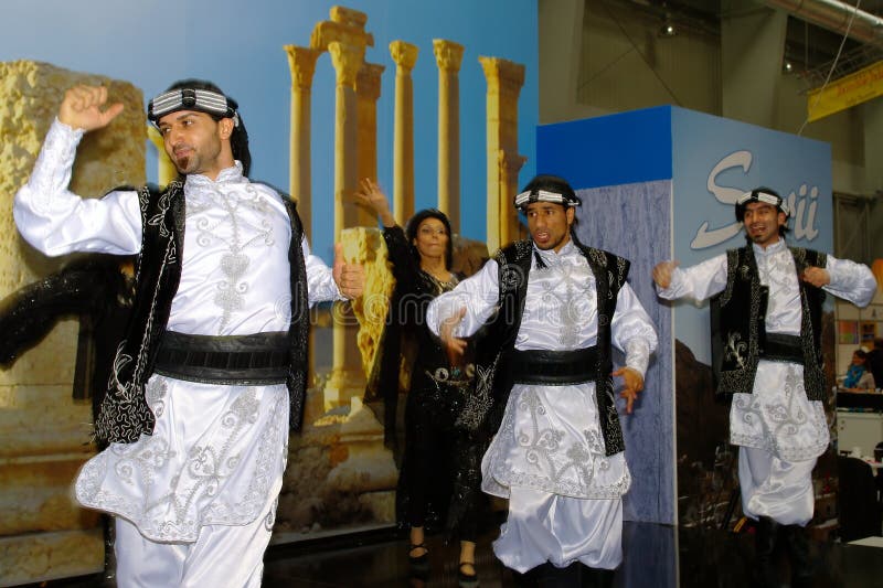 Syrian Folk Dancers at TT Warsaw Editorial Stock Image - Image of ...