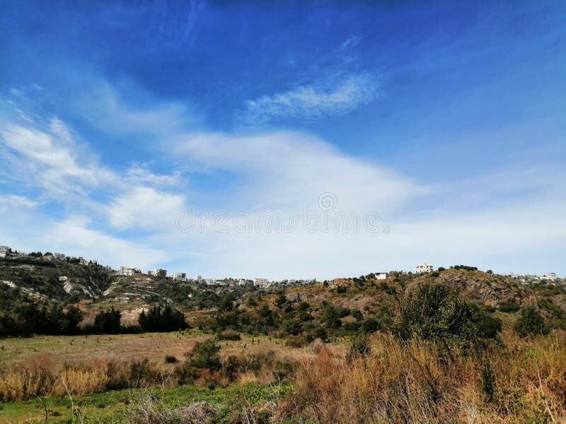Syrian Village, Lake, Winter, Nature Stock Image - Image of landscape ...