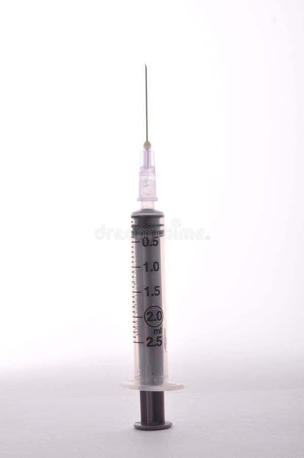Syringe isolated stock image. Image of medicine, macro - 468265