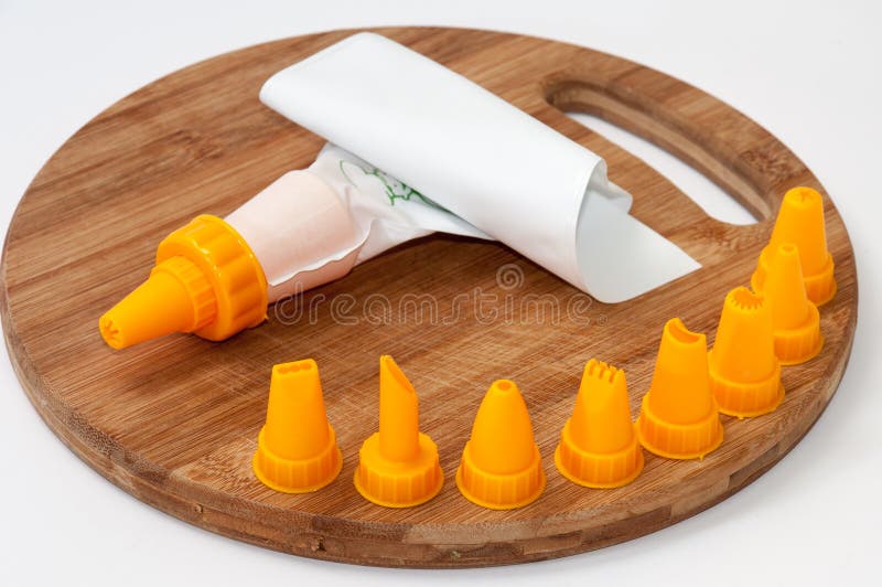 Syringe Cream Cake Decoration Stock Image - Image of presser, tool ...
