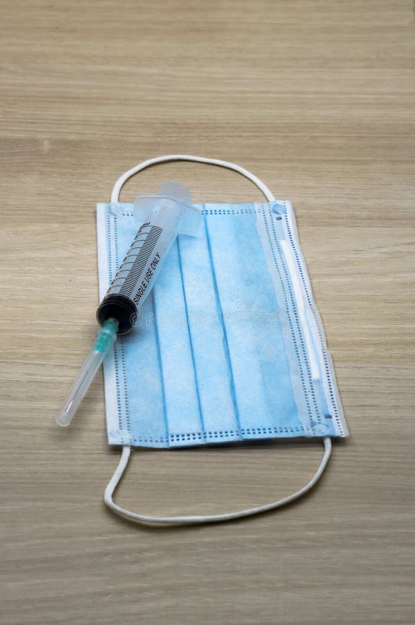 Syringe and Disposable Medical Mask, Medical Mask and Medical Injection ...