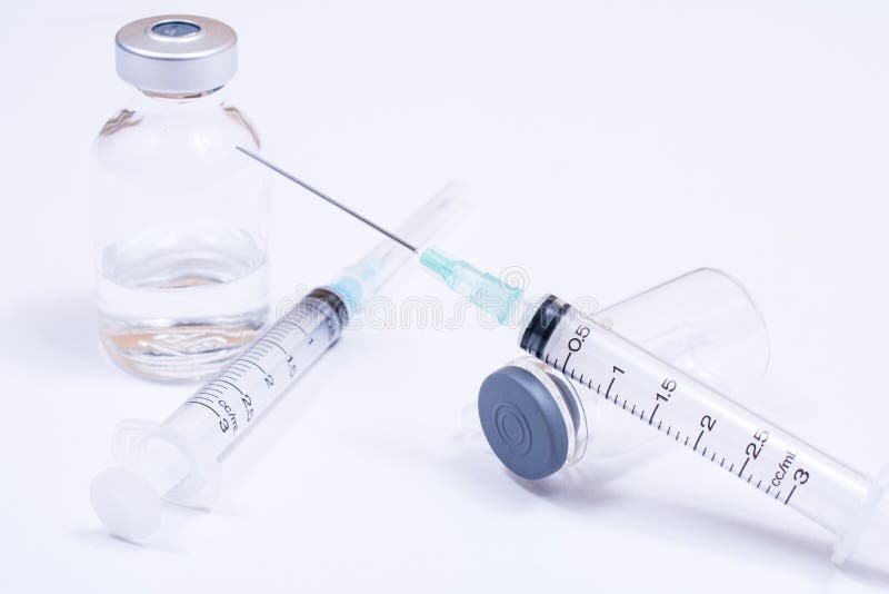 Syringe with Droplet and Medical. Stock Photo - Image of office, needle ...