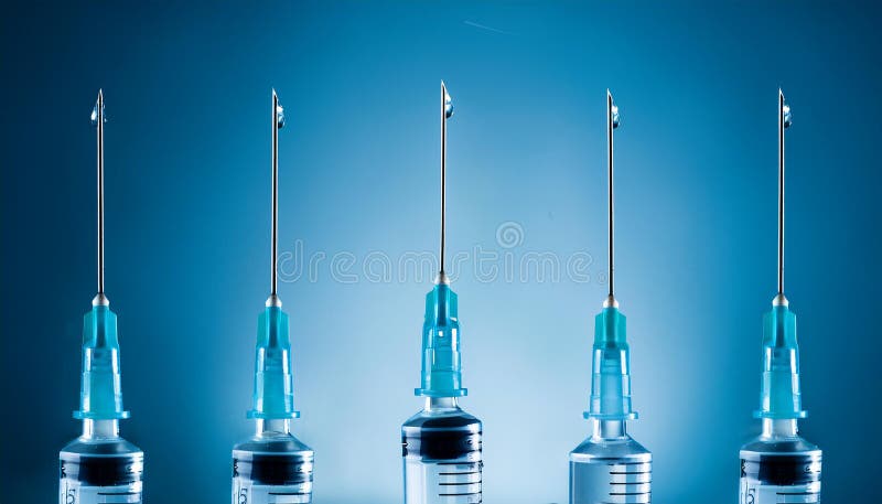 Syringe. Hypodermic Needle Inverted Stock Illustration - Illustration ...