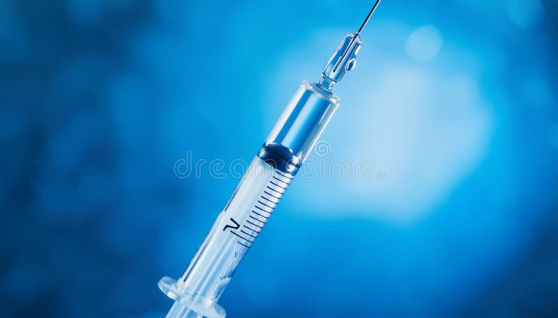 Syringe. Hypodermic Needle Inverted Stock Illustration - Illustration ...