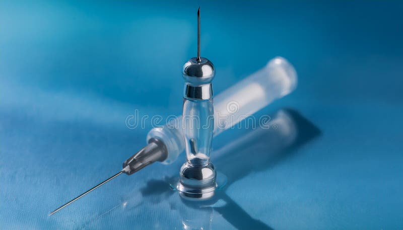 Syringe. Hypodermic Needle Inverted Stock Illustration - Illustration ...