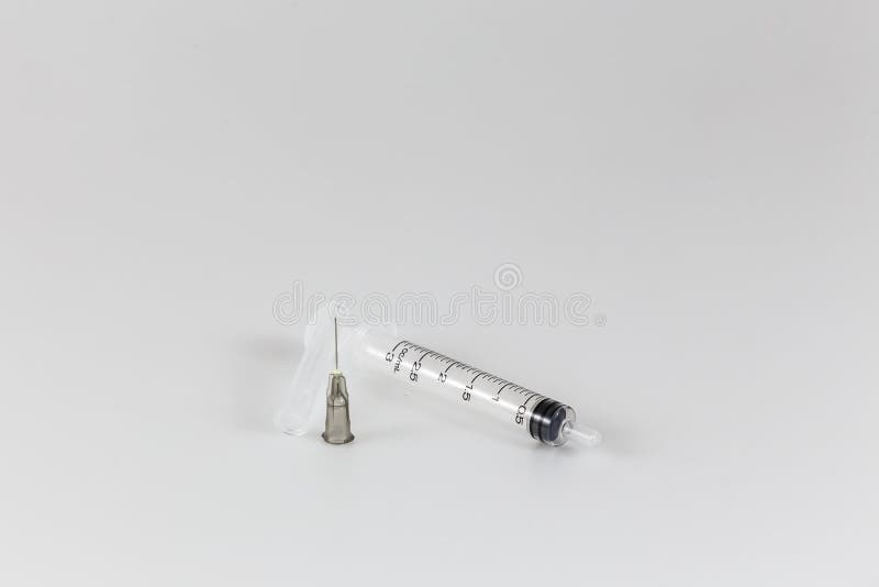 Syringe with Hypodermic Needle Stock Photo - Image of syringe, diabetes ...