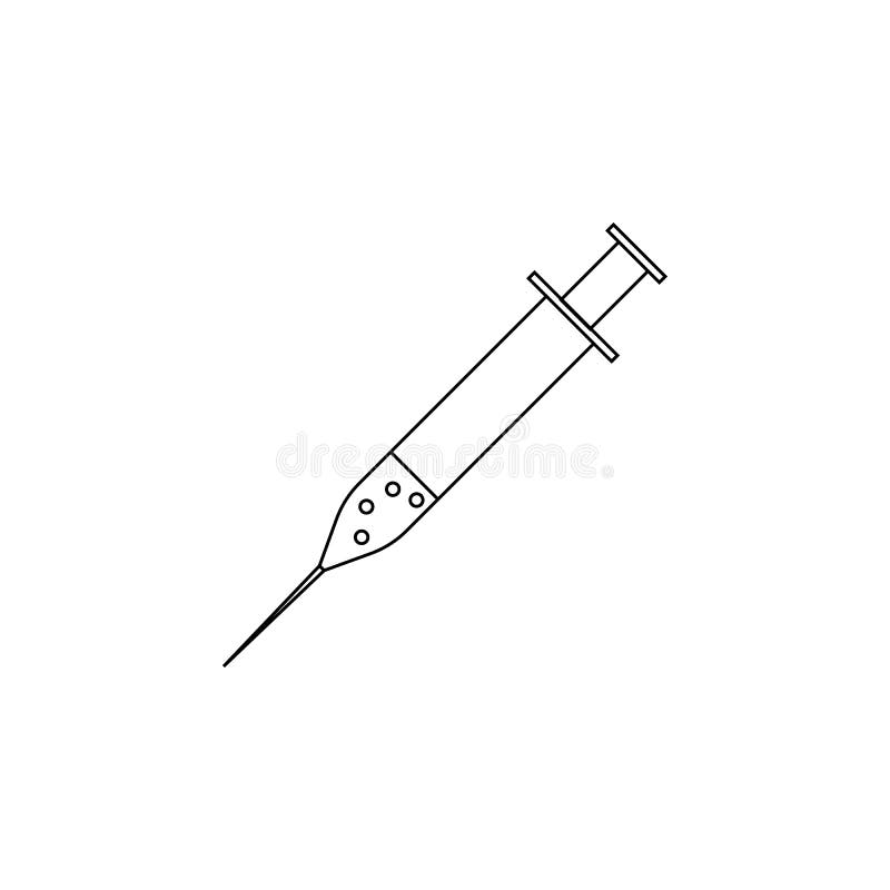 Syringe Icon. Element for Mobile Concept and Web Apps. Thin Line Icon ...