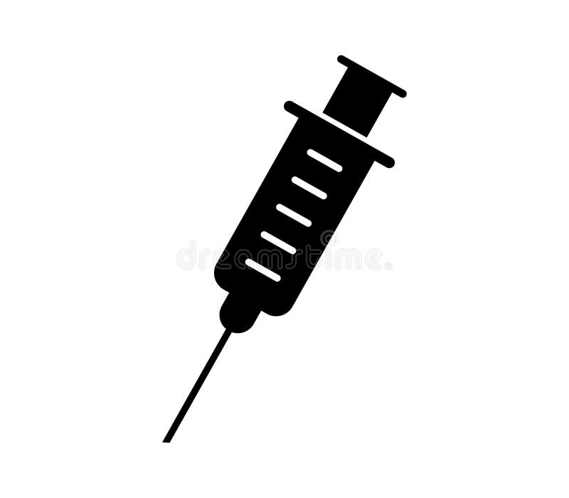 Syringe icon stock illustration. Illustration of clinical - 111063327