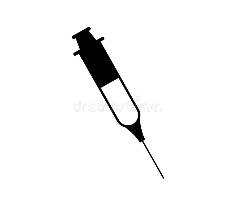 Syringe icon stock illustration. Illustration of clinic - 111063325