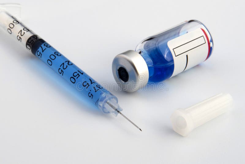Syringe for Injecting a Treatment Stock Photo - Image of deal, medical ...
