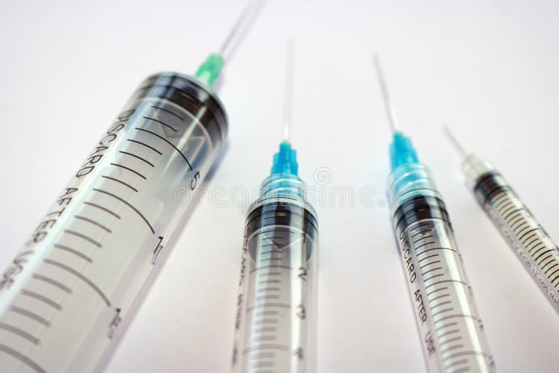 Syringe and Needle Abstract Background Image. Stock Photo - Image of ...