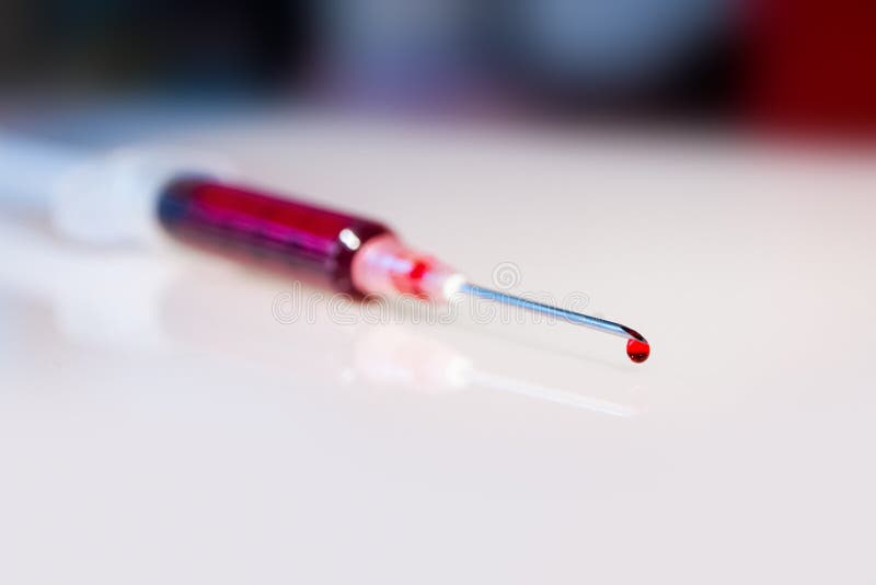 Needle For Blood Donation. Medical Equipment. Stock Photo - Image of ...