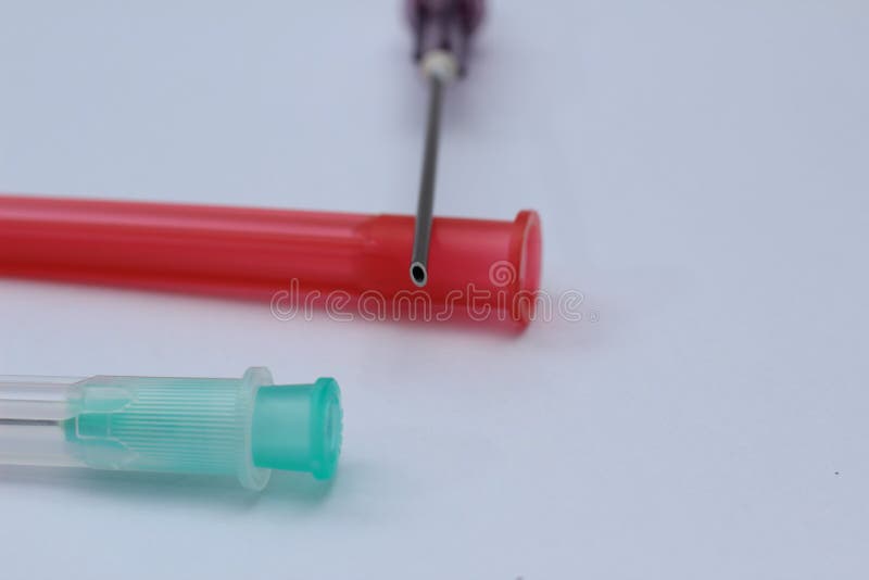 Syringe needle close-up stock photo. Image of care, illness - 2339790