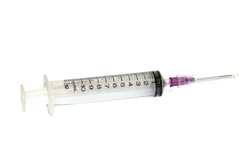 Syringe with Needle, Empty Syringe Stock Image - Image of injection ...
