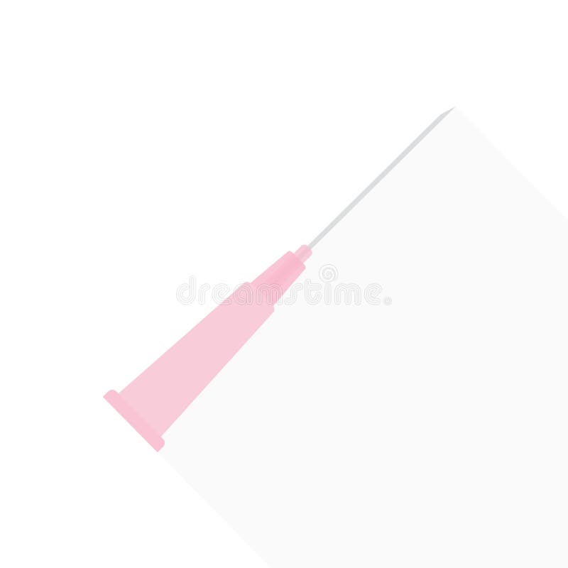 Syringe needle icon stock vector. Illustration of patient - 212427378