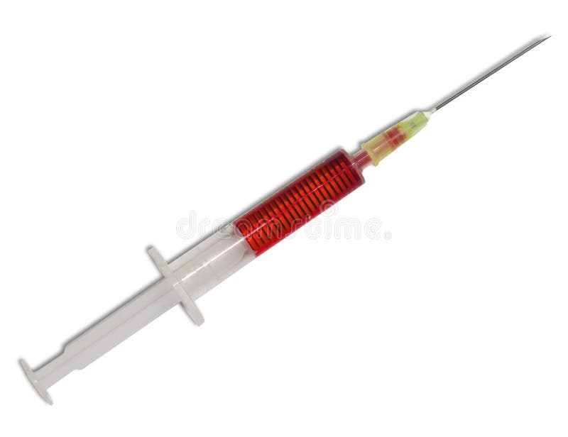 Syringe with Needle and Medicine Stock Image - Image of healthy ...