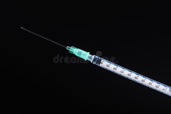 Syringe and Needle with Sharp Tip Stock Photo - Image of medicine ...