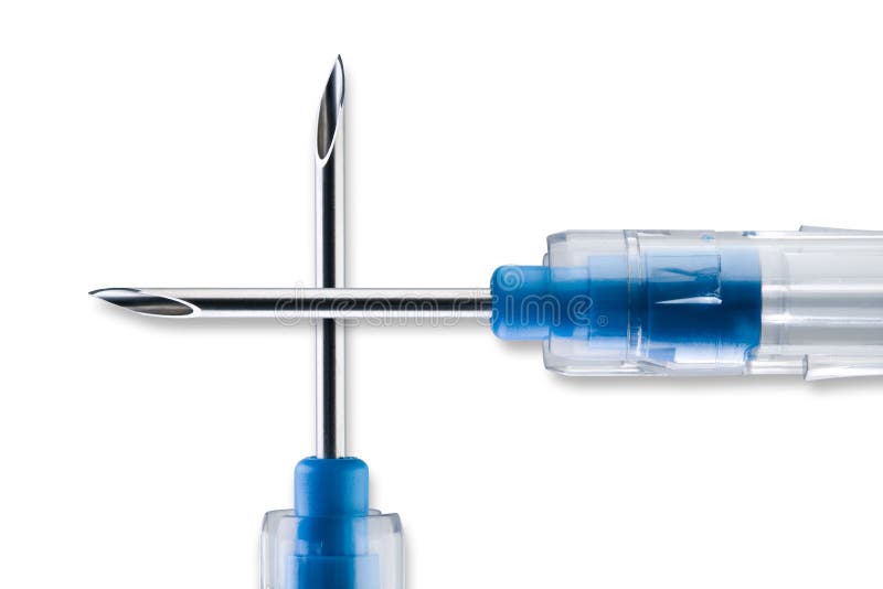 Syringe needles cross stock photo. Image of jesus, liquid - 2339834
