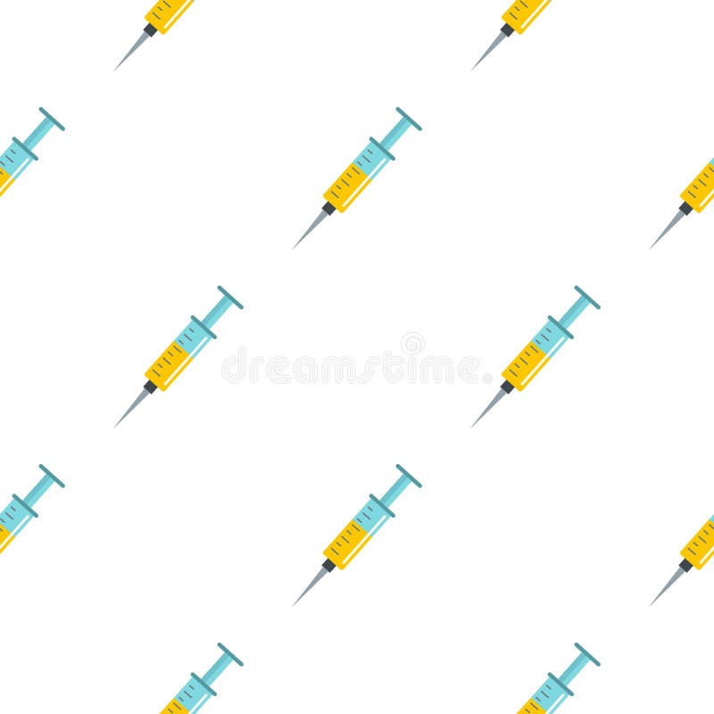 Syringe pattern seamless stock vector. Illustration of medicine - 108553020