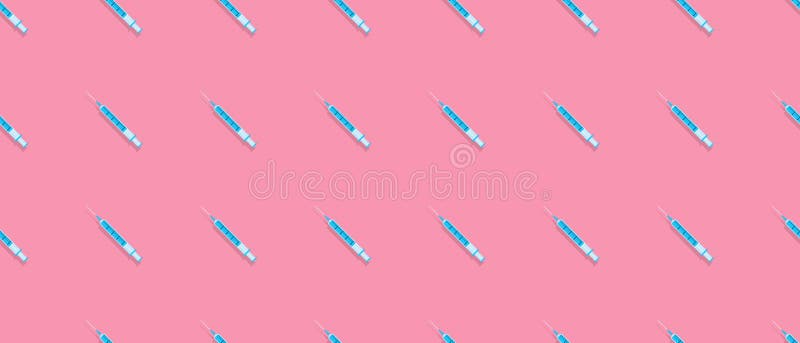 Syringe Pattern. Simple Illustration of Syringe Vector Pattern for Web ...