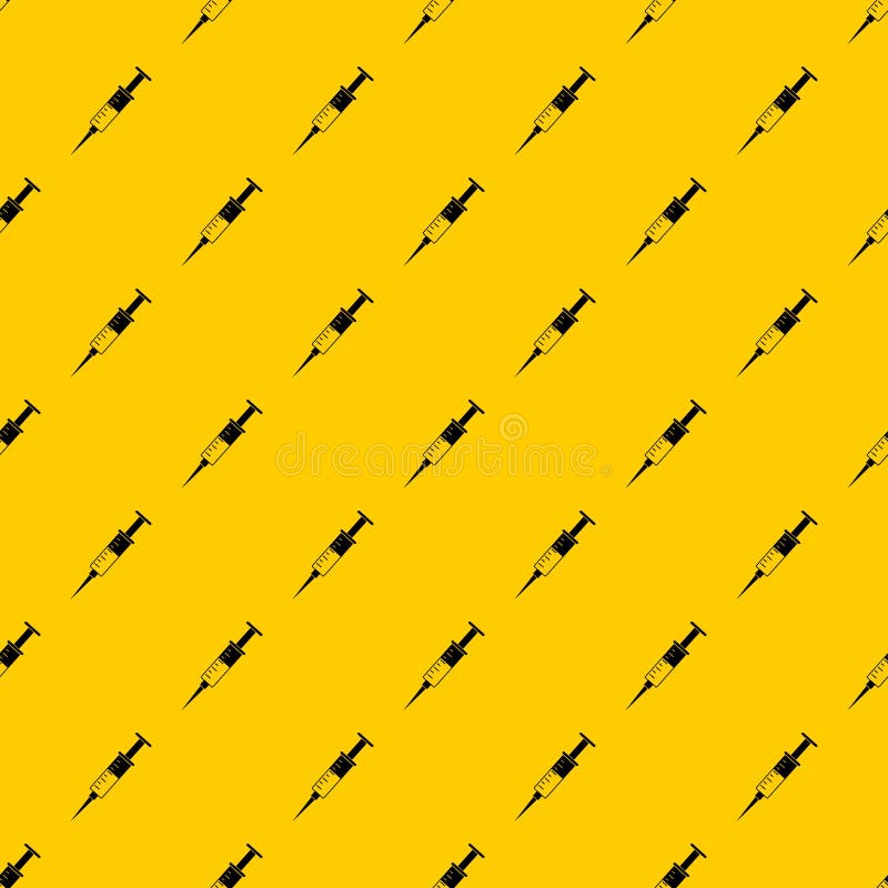 Syringe pattern vector stock vector. Illustration of black - 141388108