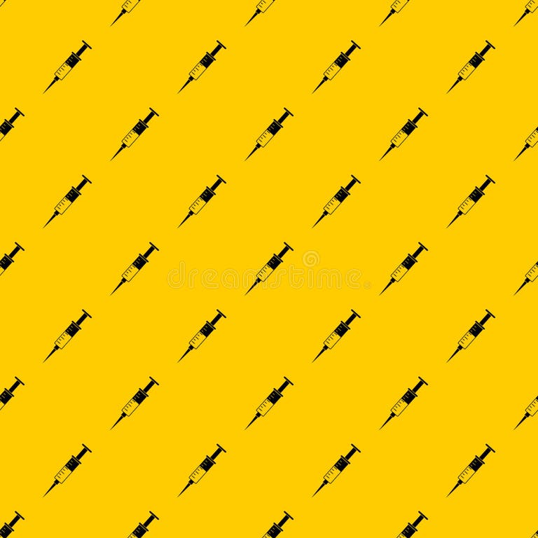 Syringe pattern vector stock vector. Illustration of black - 141388108