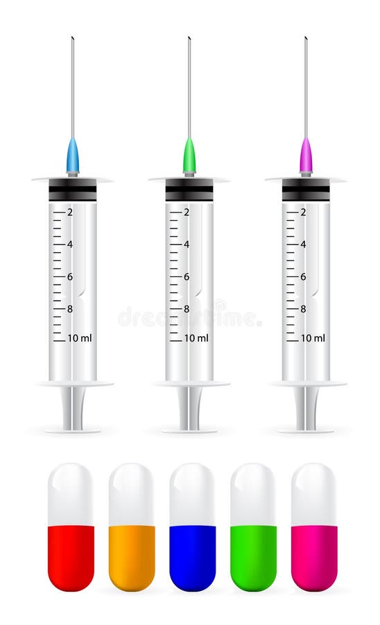 Syringe in Medication Port stock image. Image of attack - 4783365