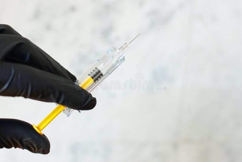 Syringe Ready for Injection. Stock Image - Image of care, dose: 177936073