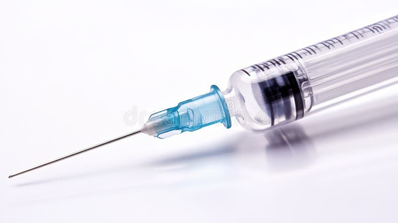 Syringe with Sharp Needle Ready for Medical Use Stock Image - Image of ...