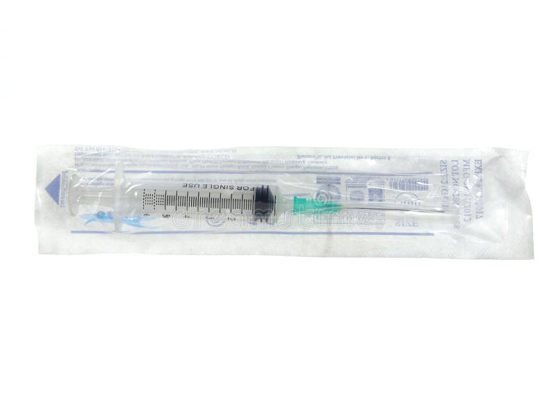 Syringe for Single Use Pack Stock Image - Image of pharmaceutical ...
