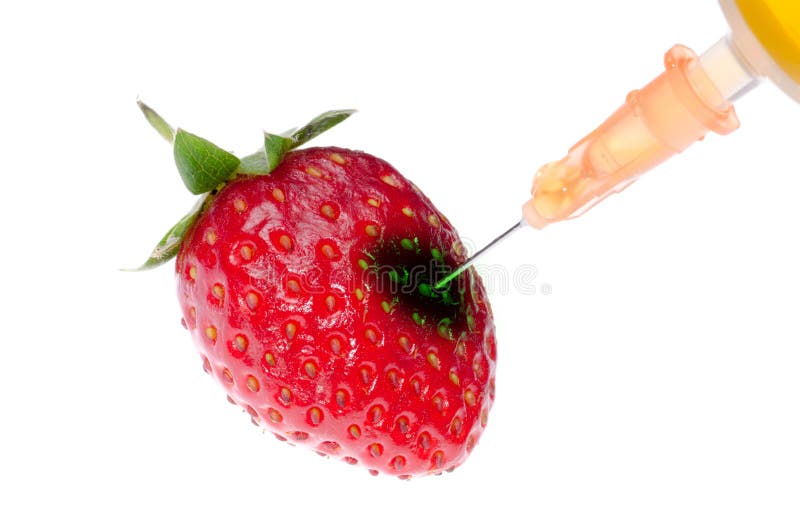 Syringe with strawberry stock image. Image of fruit, isolated - 23766581