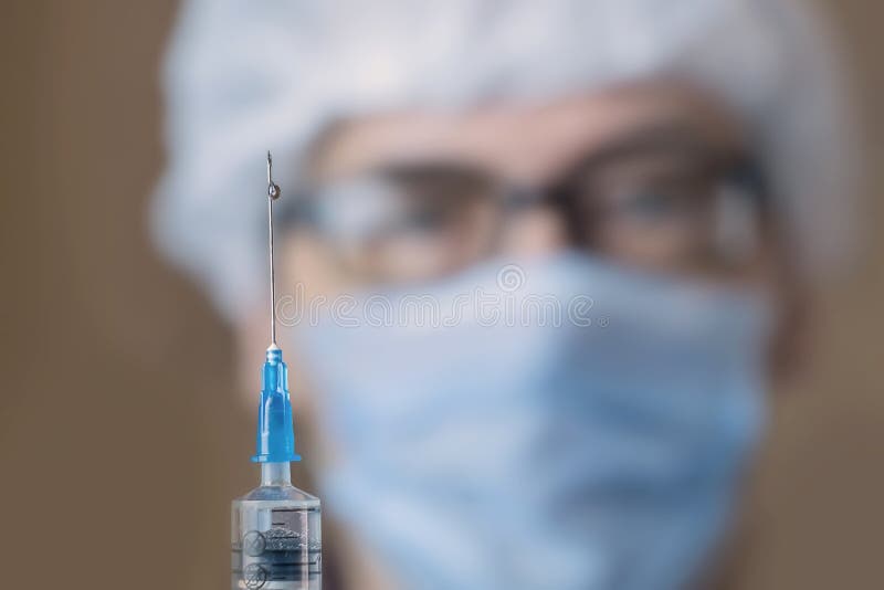 Syringe stock image. Image of injecting, clinic, bottle - 253603601