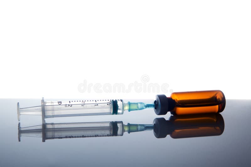 Vaccine Vial Dose Flu Shot Drug Needle Syringe,medical Concept ...