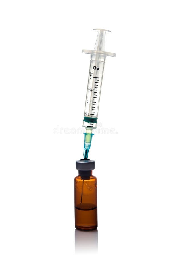 Vaccine Vial Dose Flu Shot Drug Needle Syringe,medical Concept ...