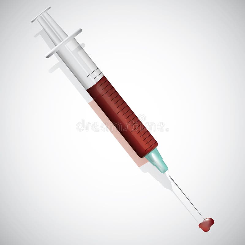 Syringe. Vector Illustration Decorative Design Stock Vector ...