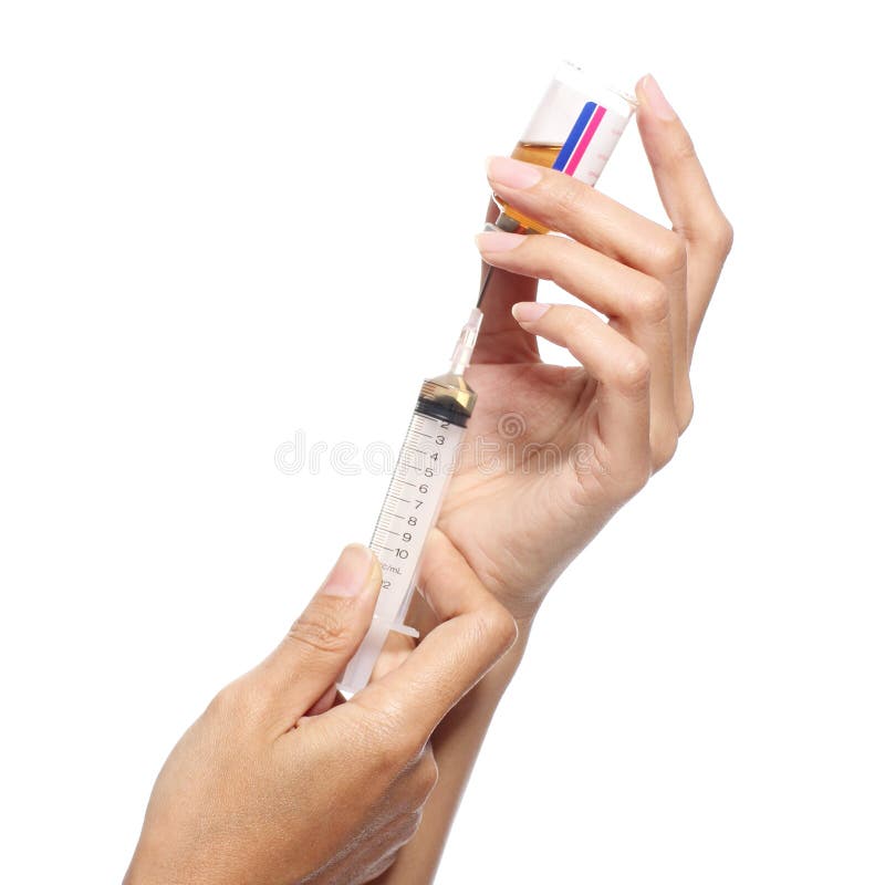Syringe and Vial stock image. Image of doctor, human - 39592571