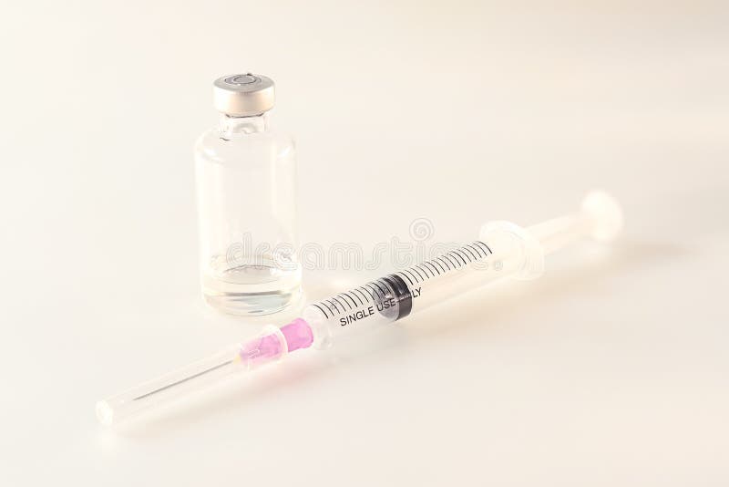 At Present, Syringe Should Be Used only Once To Avoid Infection. Stock ...